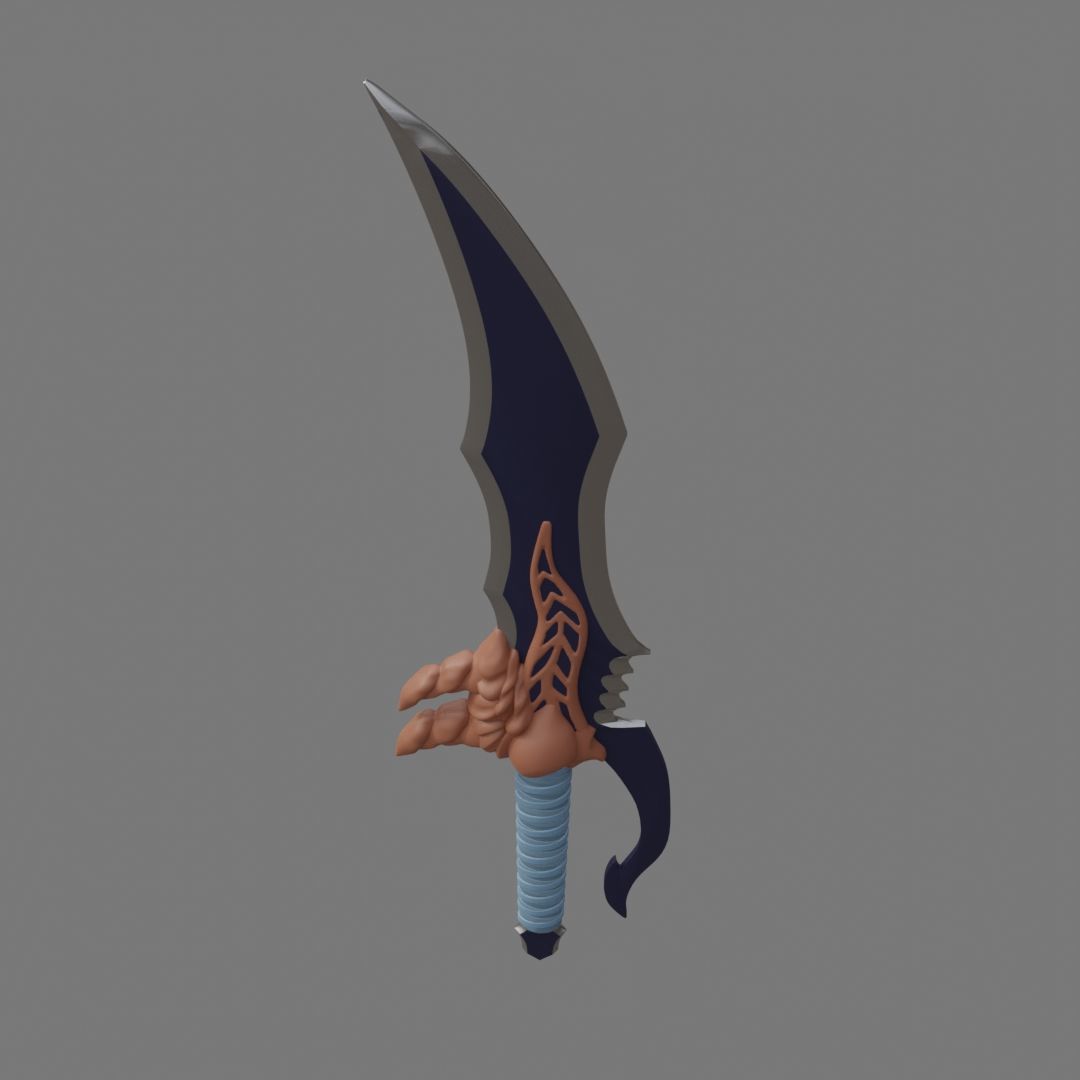 Knight Slayer Knight Killer Dagger Solo Leveling Fan Art 3D model 3D ...