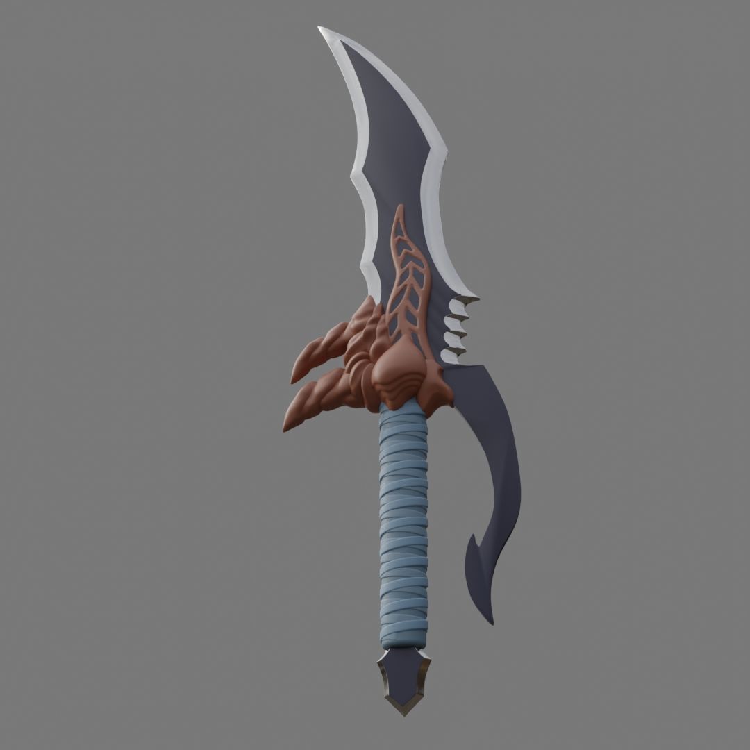 Knight Slayer Knight Killer Dagger Solo Leveling Fan Art 3D model 3D ...