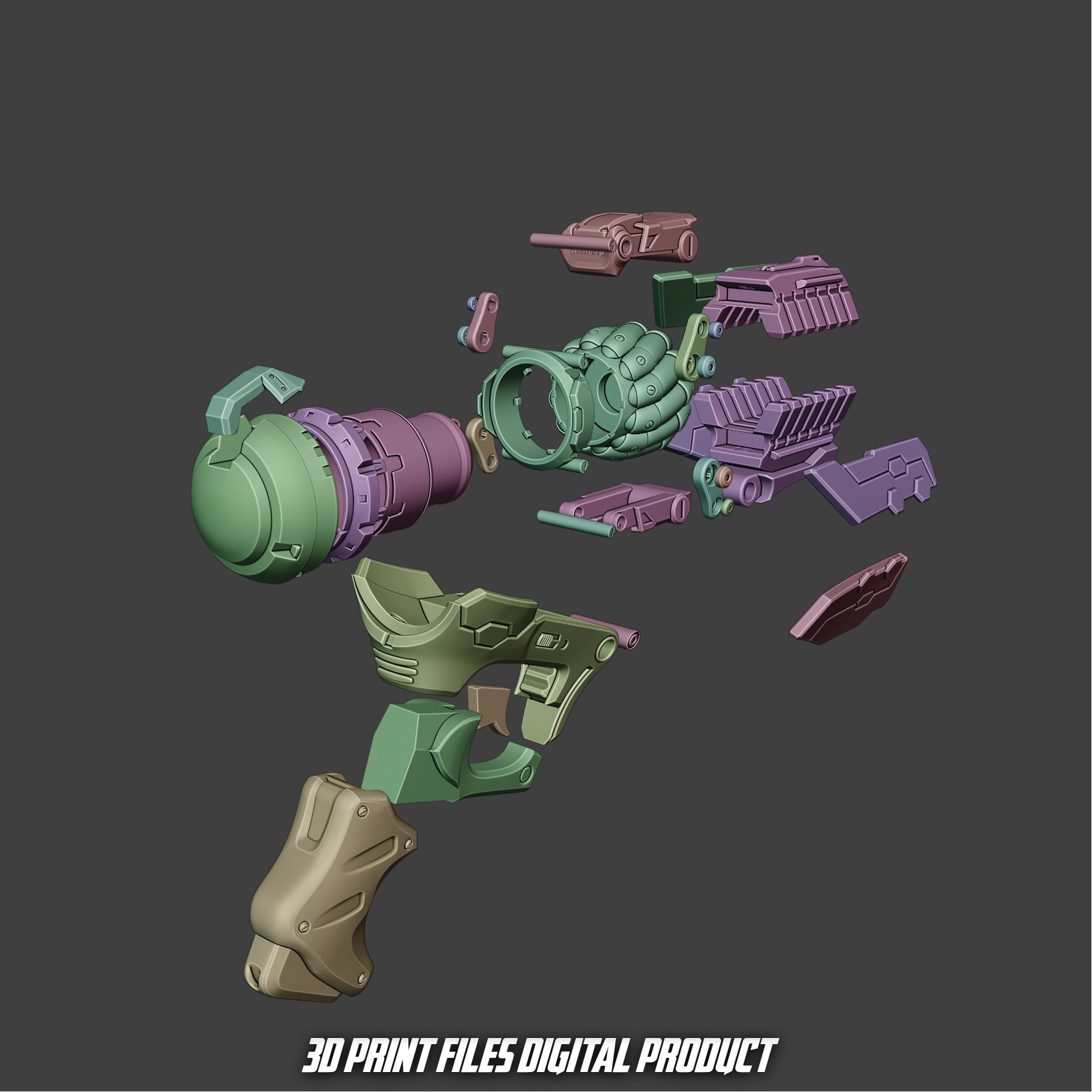 Si Fi Hulk Bruce Banner Gamma Ray Marvel Rivals 3D model 3D printable ...