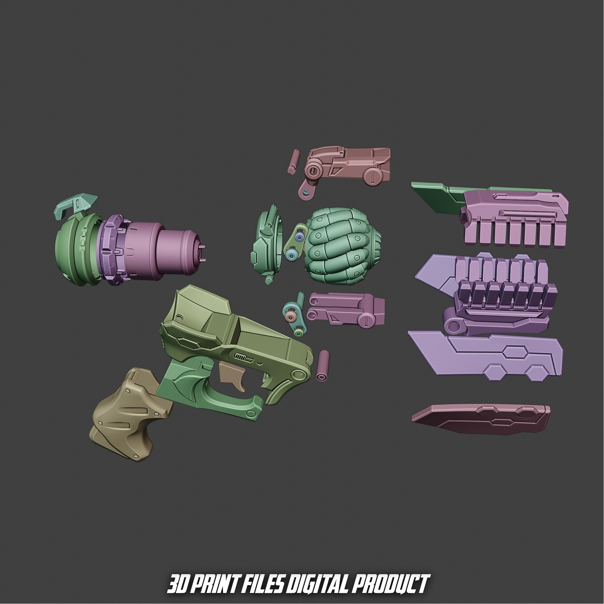 Si Fi Hulk Bruce Banner Gamma Ray Marvel Rivals 3D model 3D printable ...