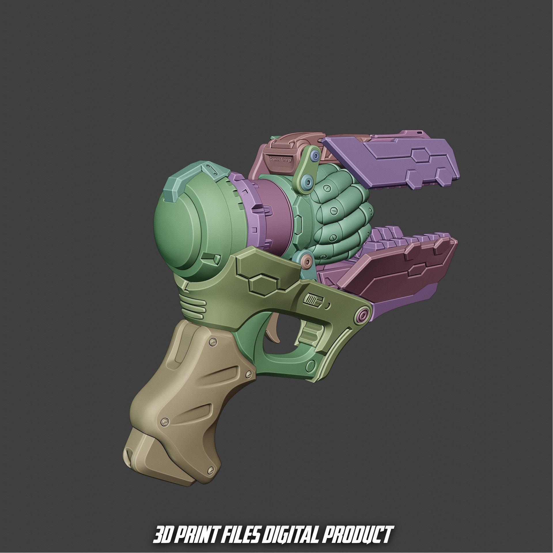 Si Fi Hulk Bruce Banner Gamma Ray Marvel Rivals 3D model 3D printable ...