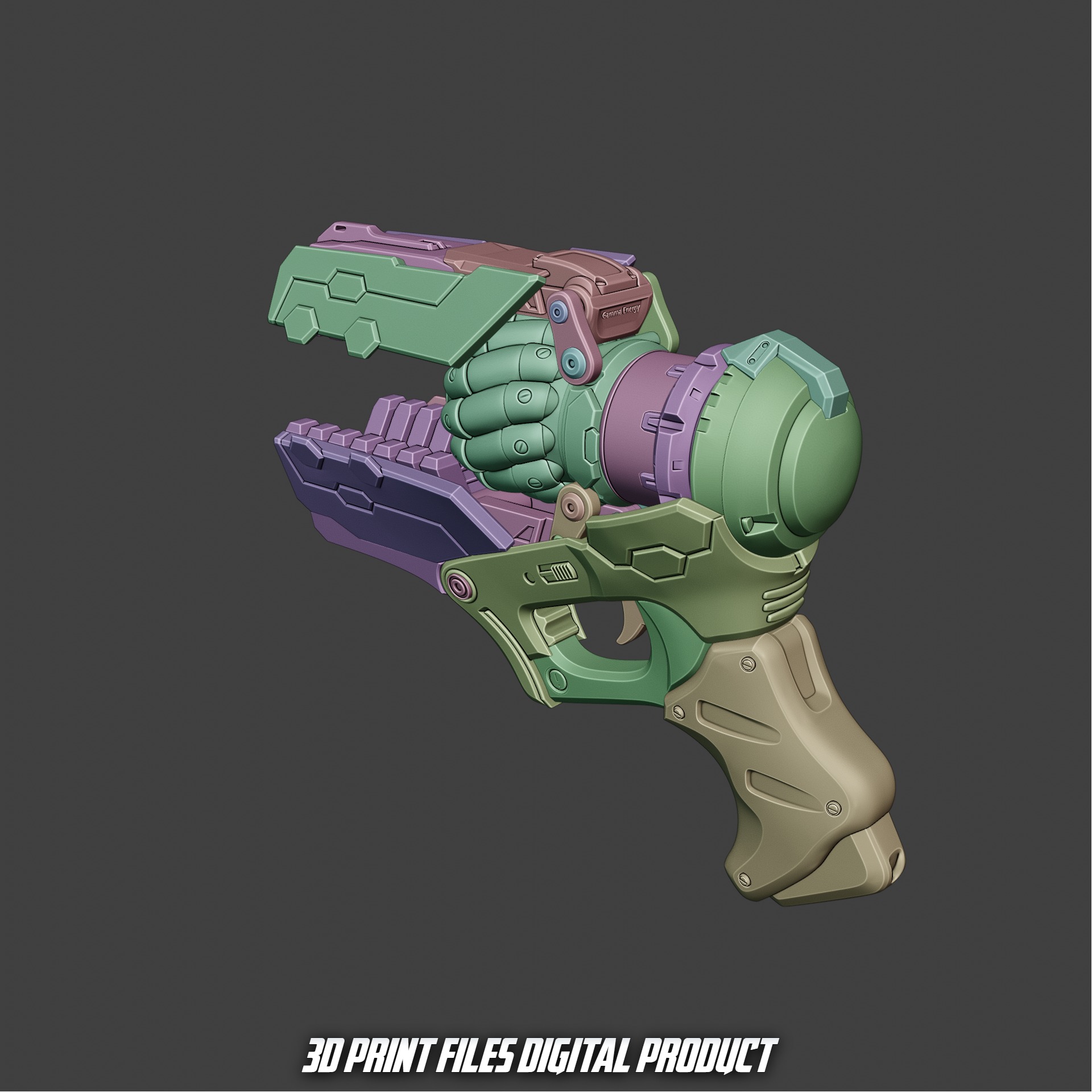 Si Fi Hulk Bruce Banner Gamma Ray Marvel Rivals 3D model 3D printable ...