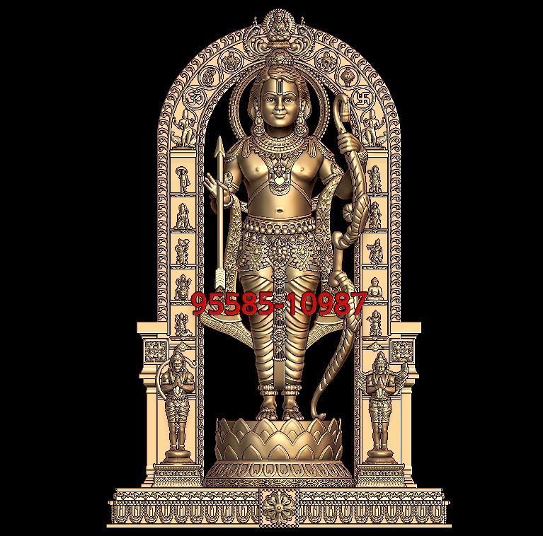 RAM LALLA AYODHYA 3D model 3D printable | CGTrader