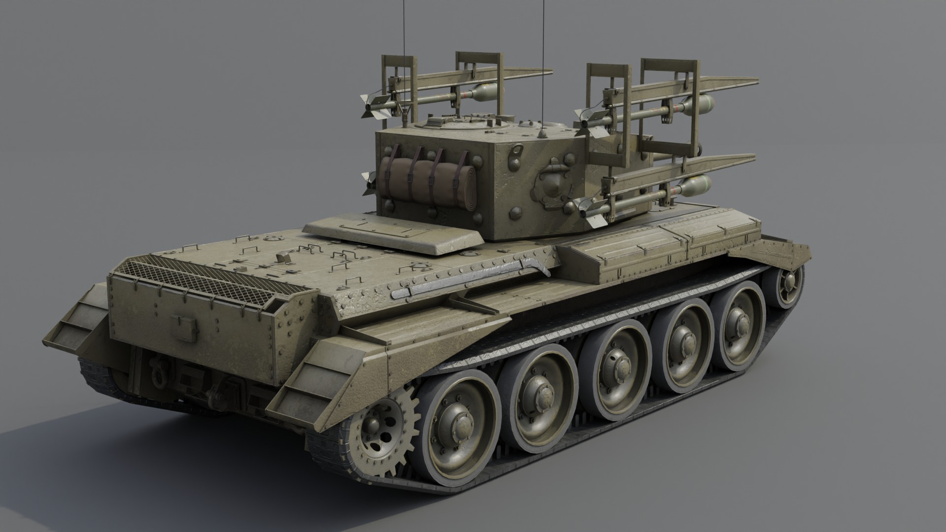 3D model Cromwell V RP-3 Cruiser tank VR / AR / low-poly | CGTrader
