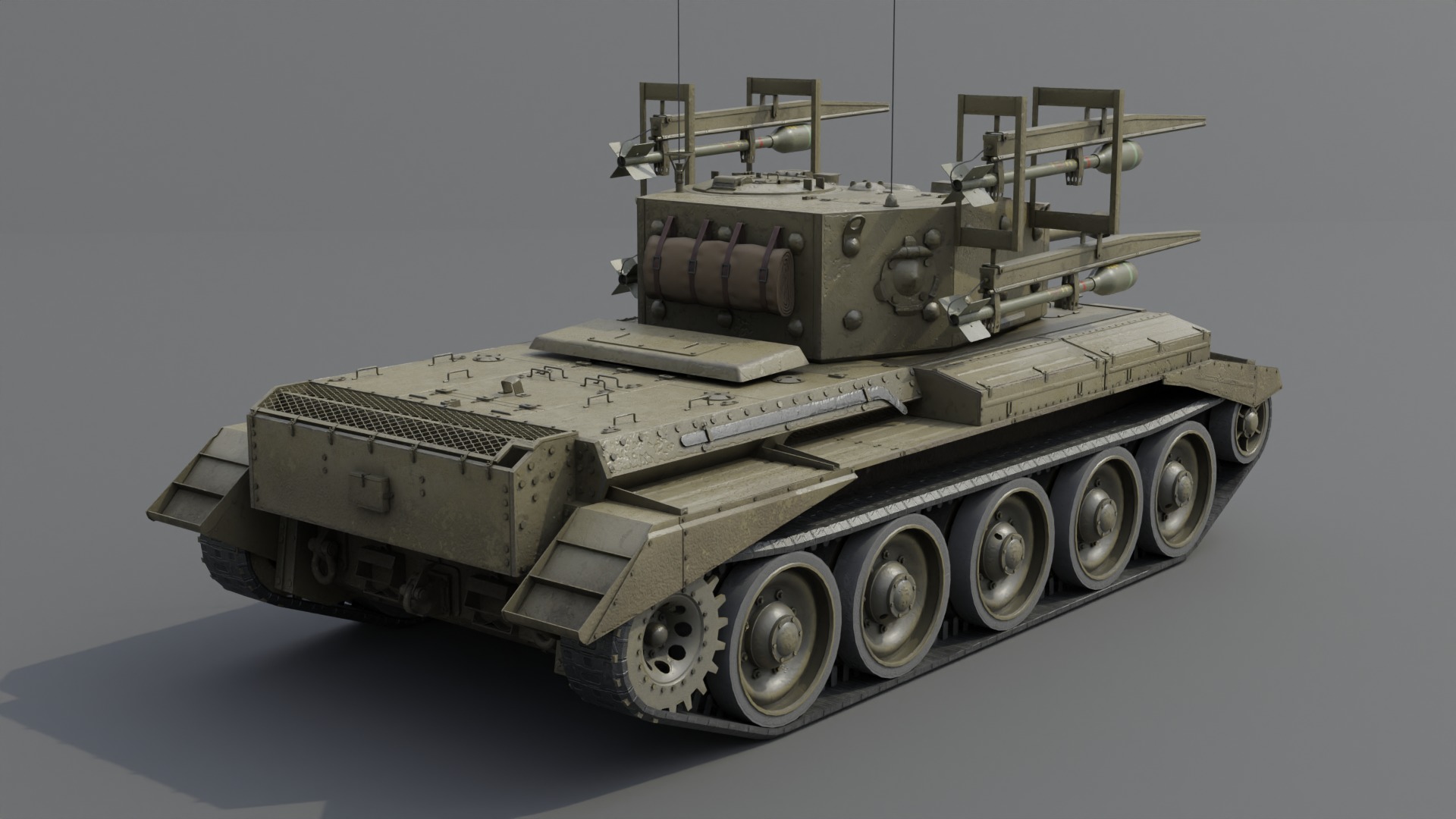 3D model Cromwell V RP-3 Cruiser tank VR / AR / low-poly | CGTrader