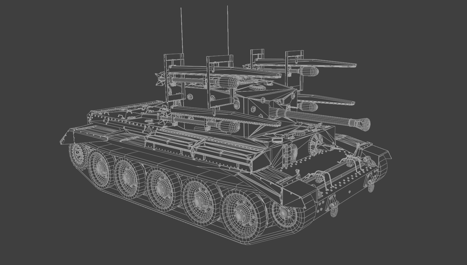 3D model Cromwell V RP-3 Cruiser tank VR / AR / low-poly | CGTrader