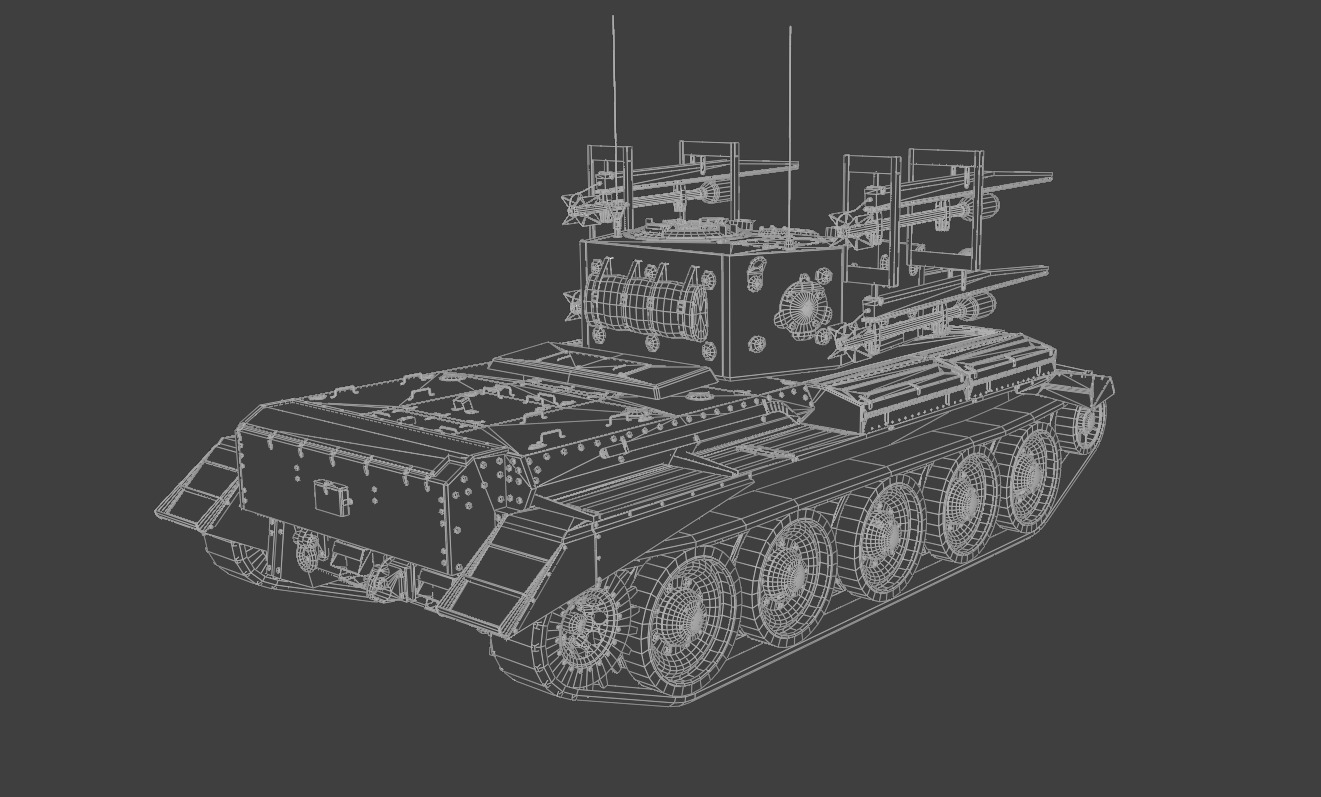 3D model Cromwell V RP-3 Cruiser tank VR / AR / low-poly | CGTrader
