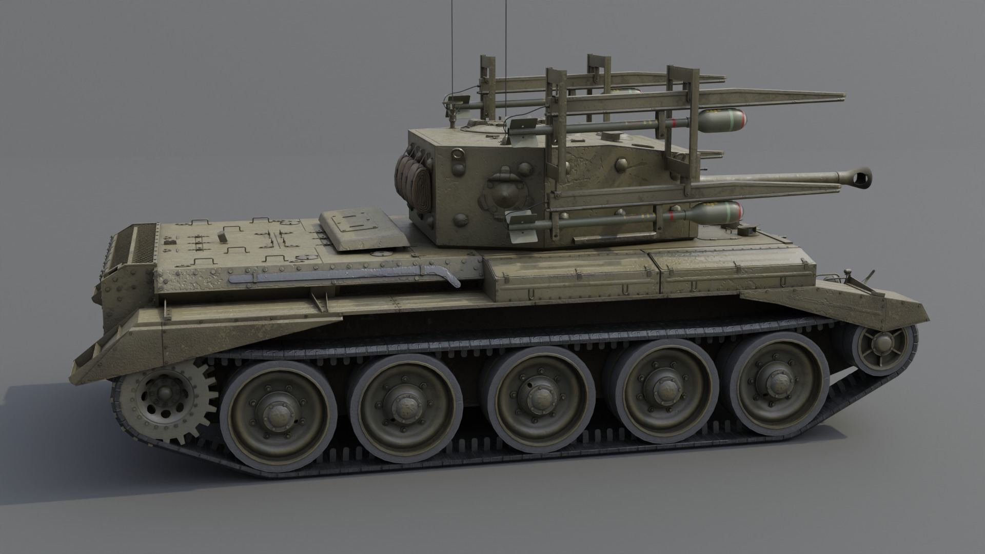 3D model Cromwell V RP-3 Cruiser tank VR / AR / low-poly | CGTrader
