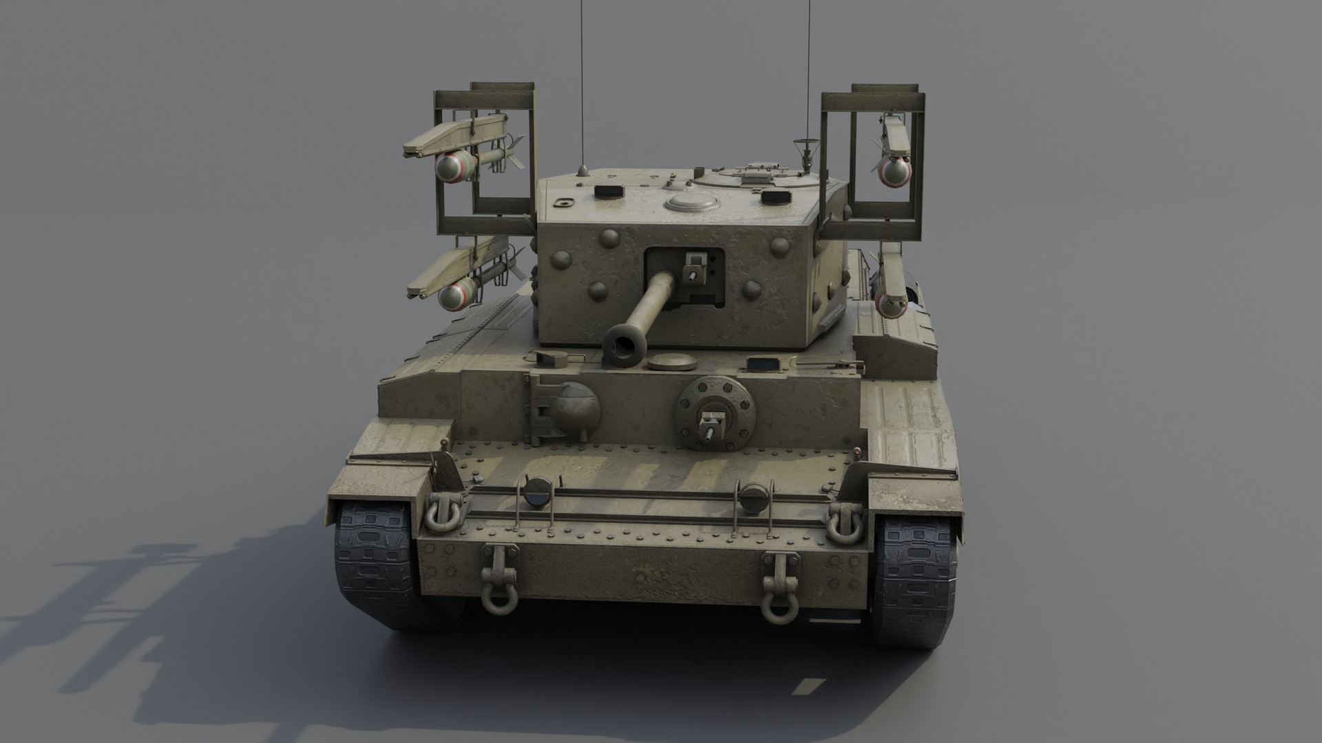 3D model Cromwell V RP-3 Cruiser tank VR / AR / low-poly | CGTrader