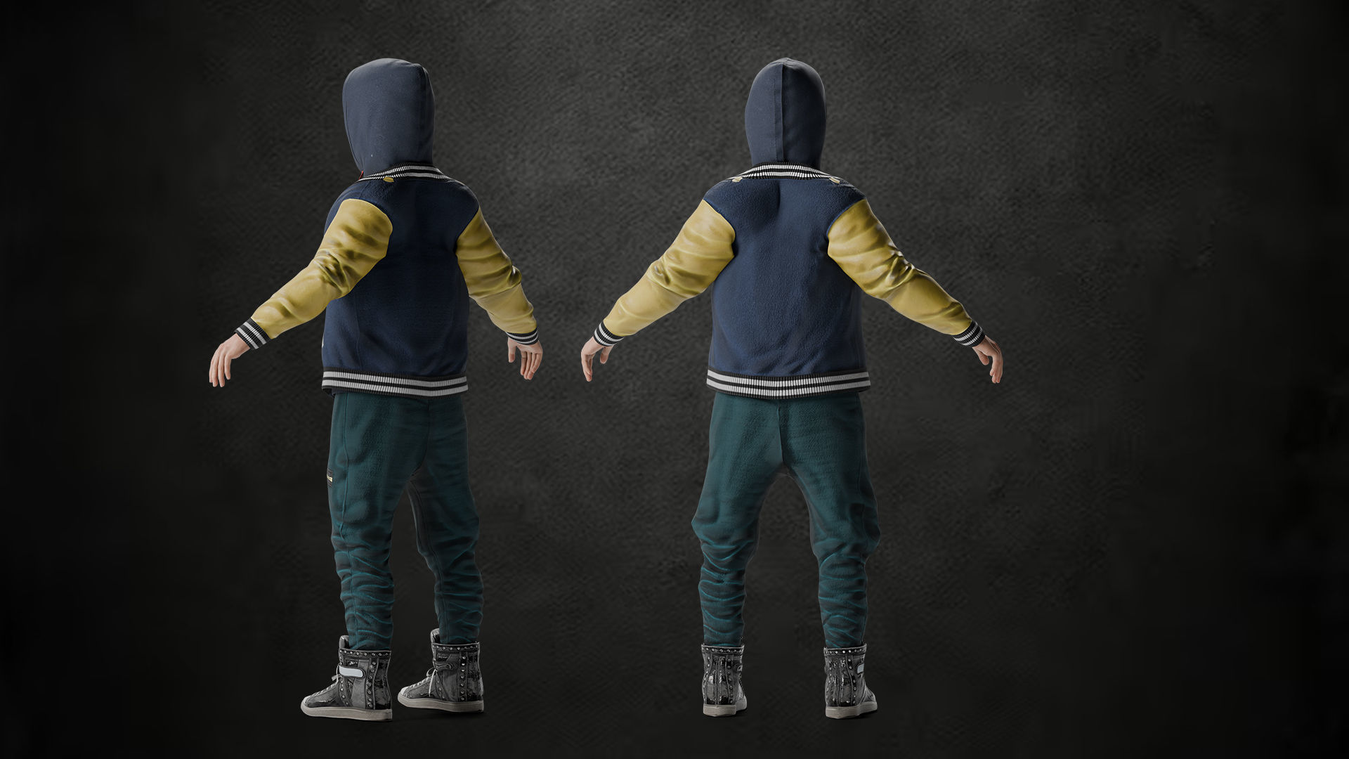 Realistic Male Character Rigged free VR / AR / low-poly 3D model rigged ...
