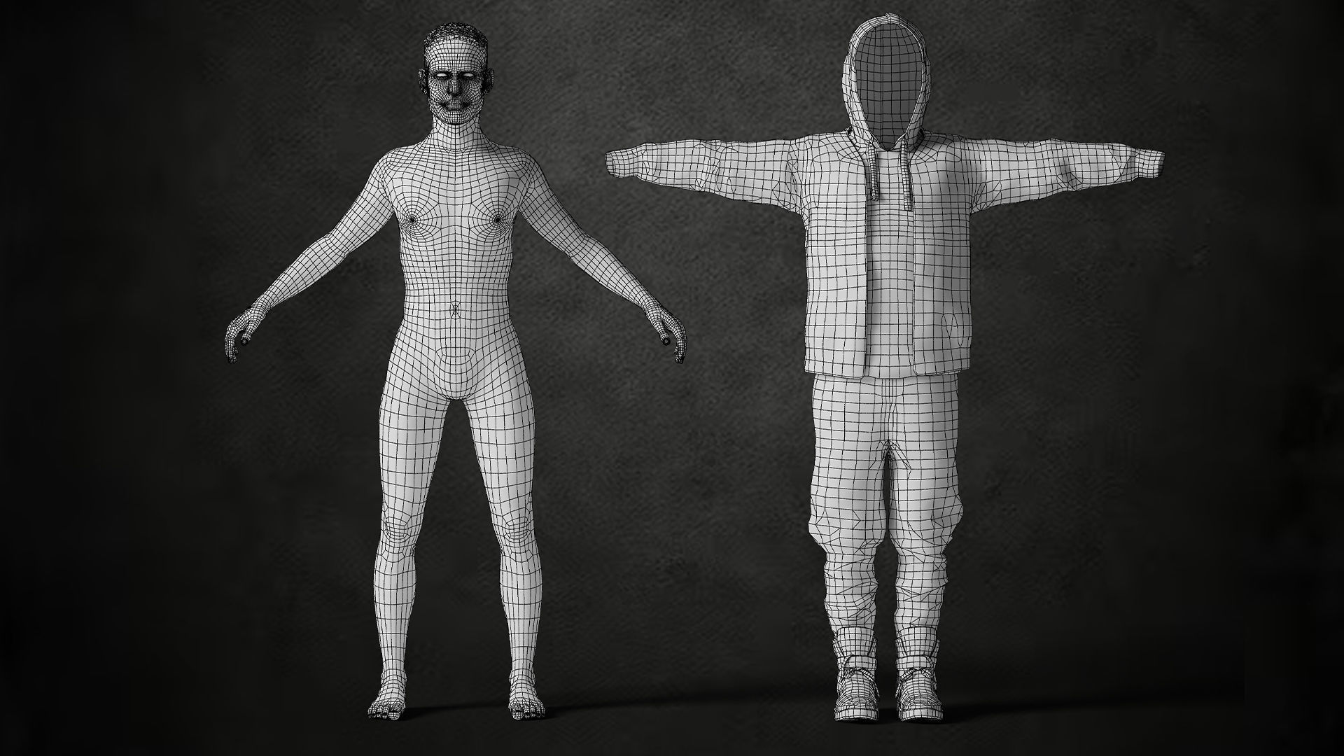 Realistic Male Character Rigged free VR / AR / low-poly 3D model rigged ...