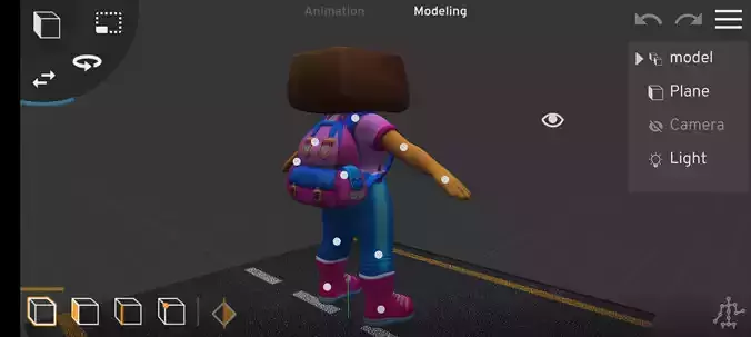 Dora cartoon 3D model | CGTrader