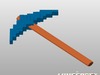 Pick Axe Pickaxe Minecraft movie for 3D print 3D model 3D printable ...