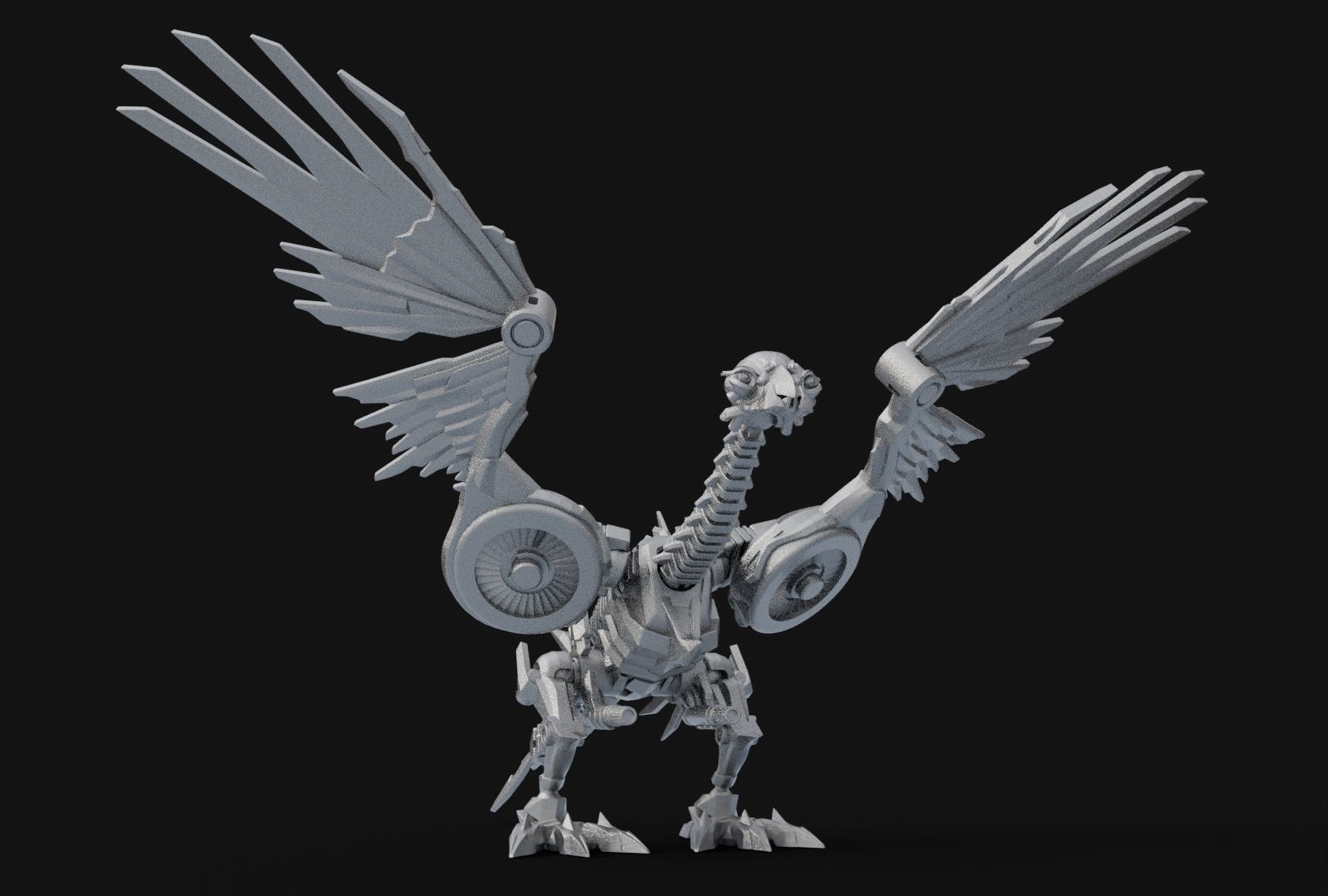 Laserbeak Transformers DoTM Action Figure Fan Art 3D model 3D printable ...