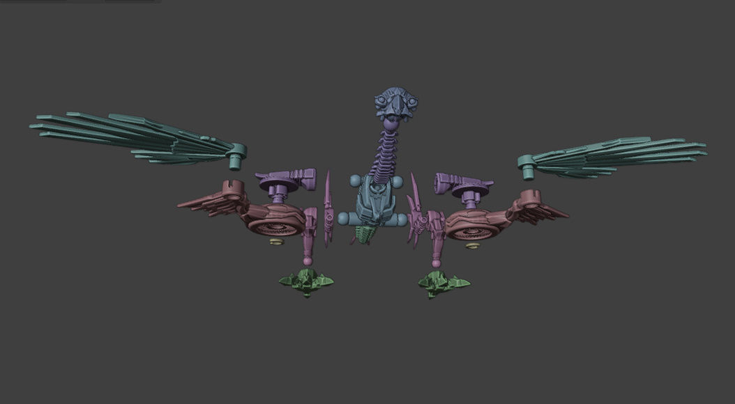 Laserbeak Transformers DoTM Action Figure Fan Art 3D model 3D printable ...