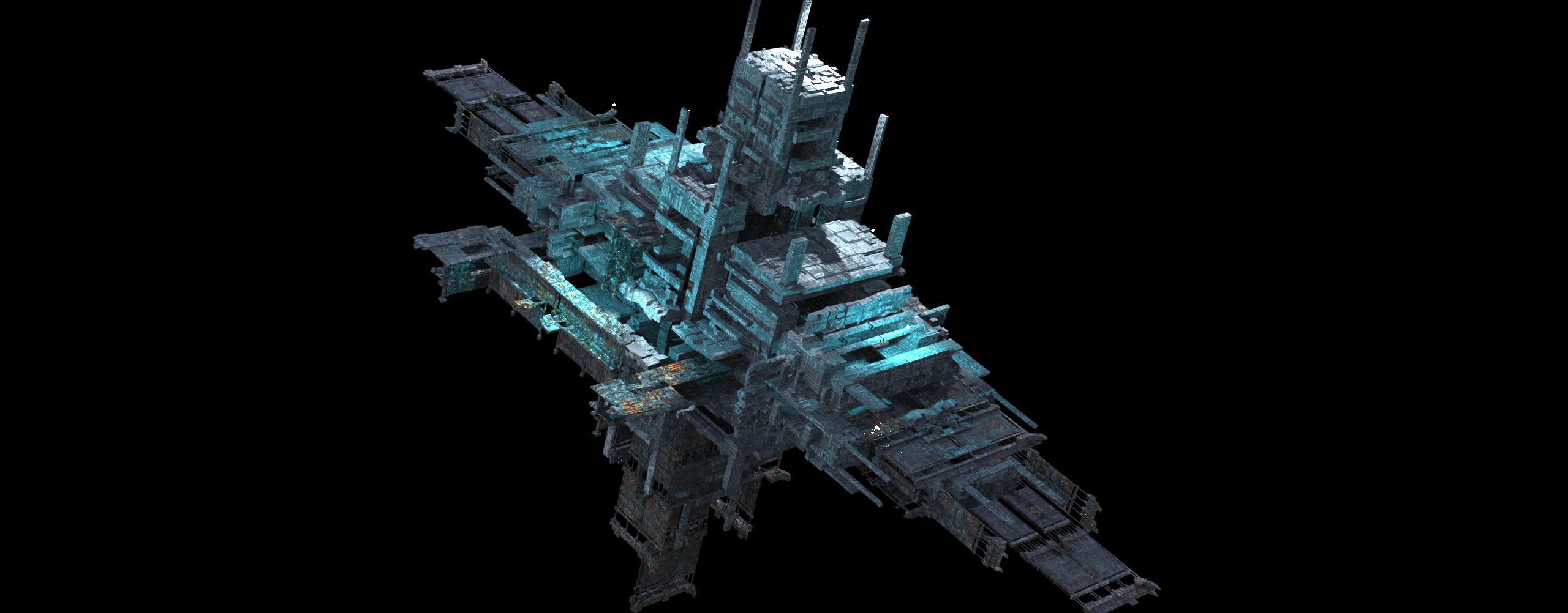 Deep ocean array platform array 3D model | CGTrader