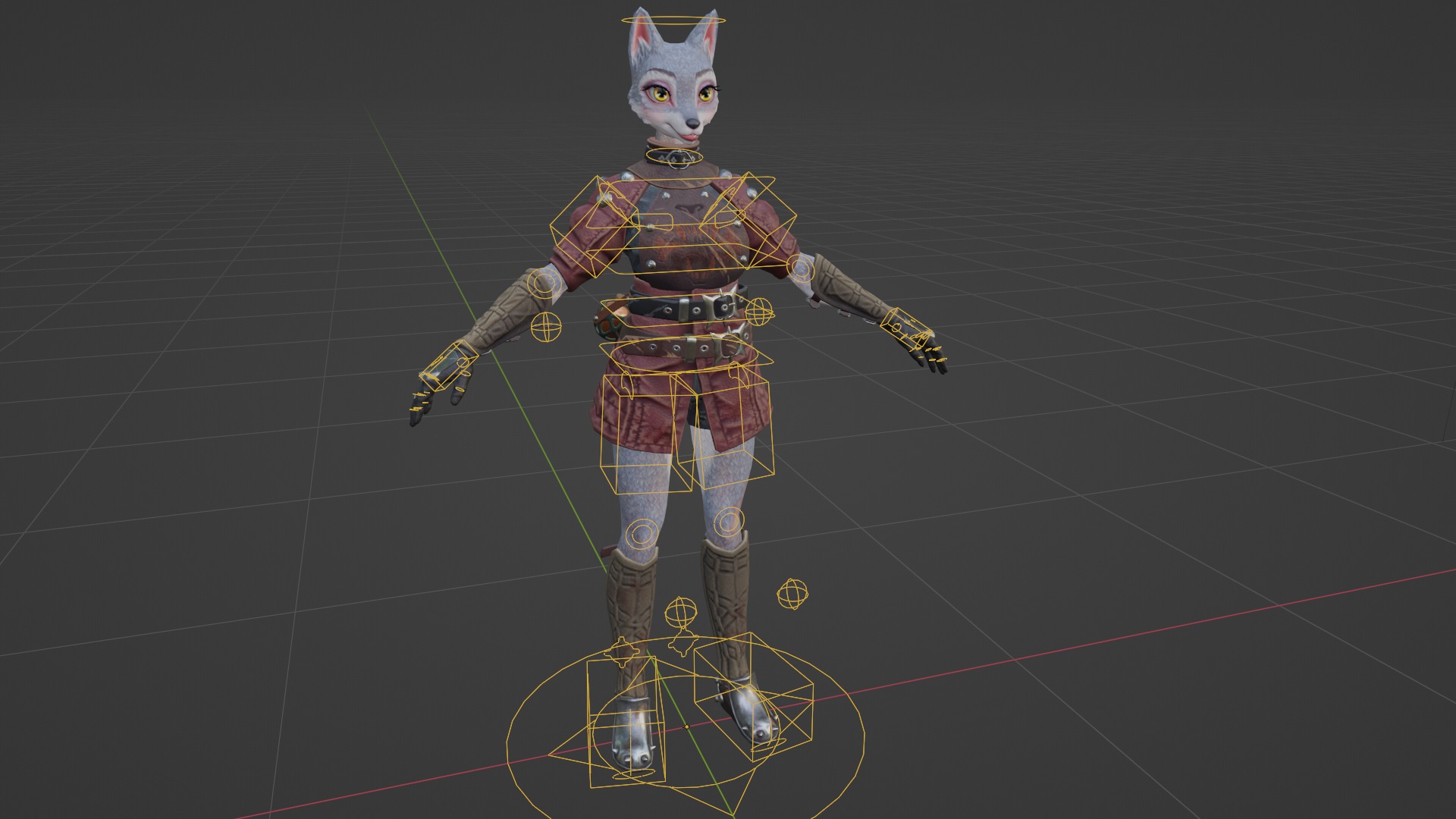 3D model Wolf girl VR / AR / low-poly | CGTrader