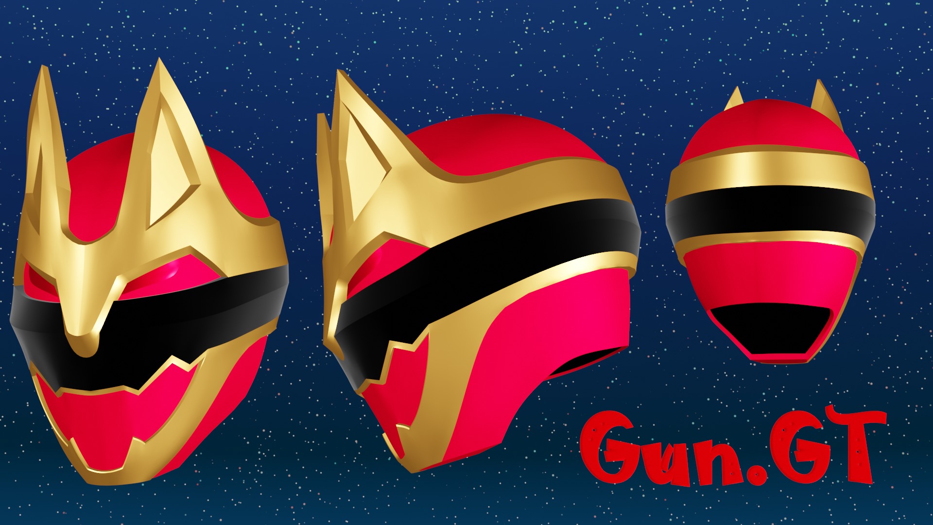Helmet Gozyuger Wolf free 3D model 3D printable | CGTrader