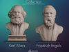 Marx and Engels 3D Model Collection 3D printable | CGTrader