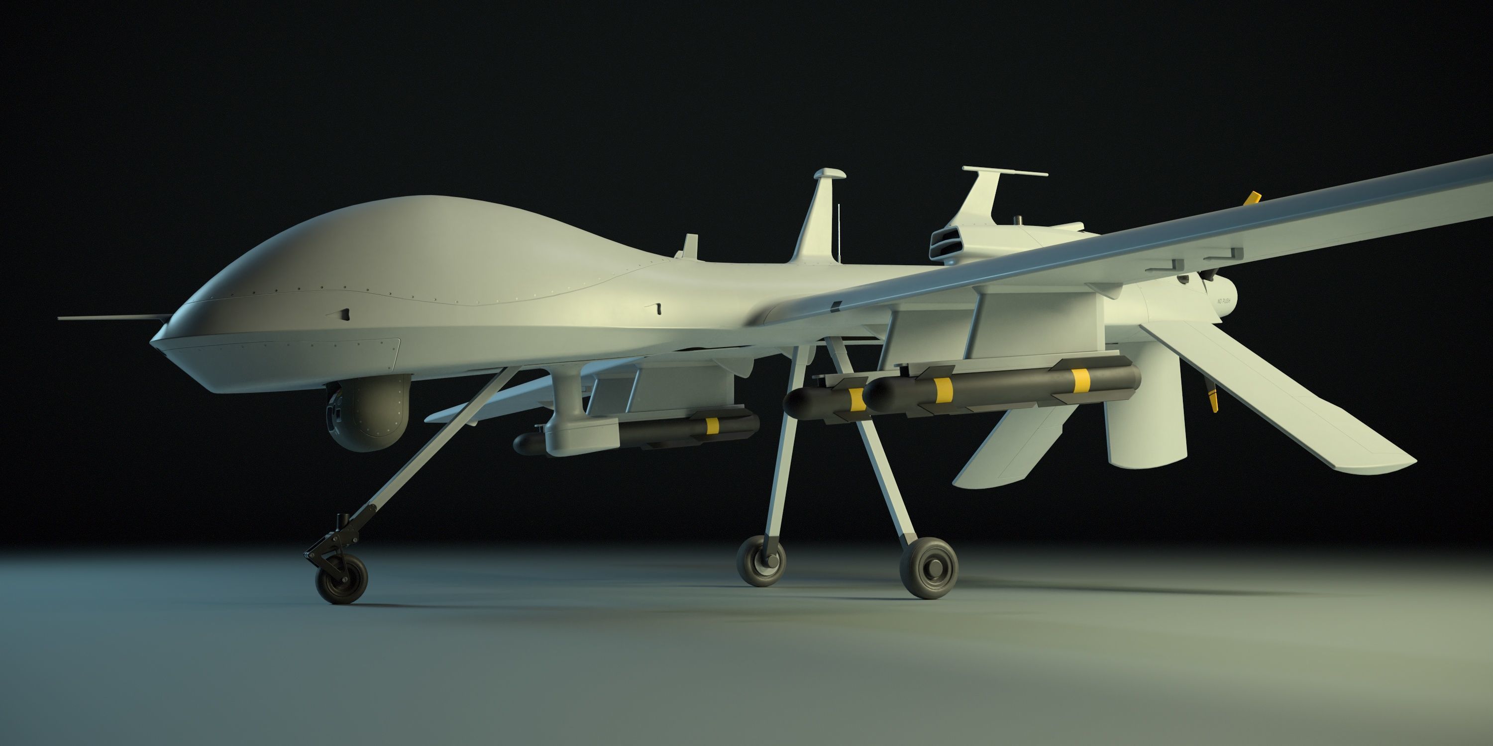3D model UAV MQ-1C Gray Eagle PBR VR / AR / low-poly | CGTrader
