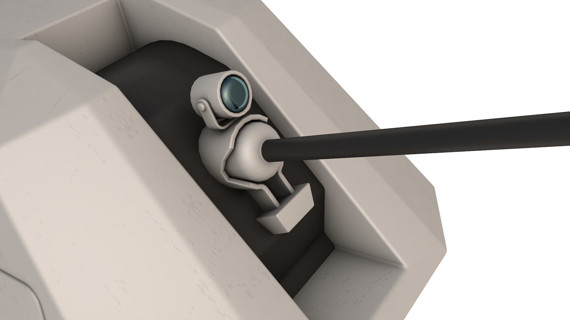 Turret Gun Station 3D model | CGTrader