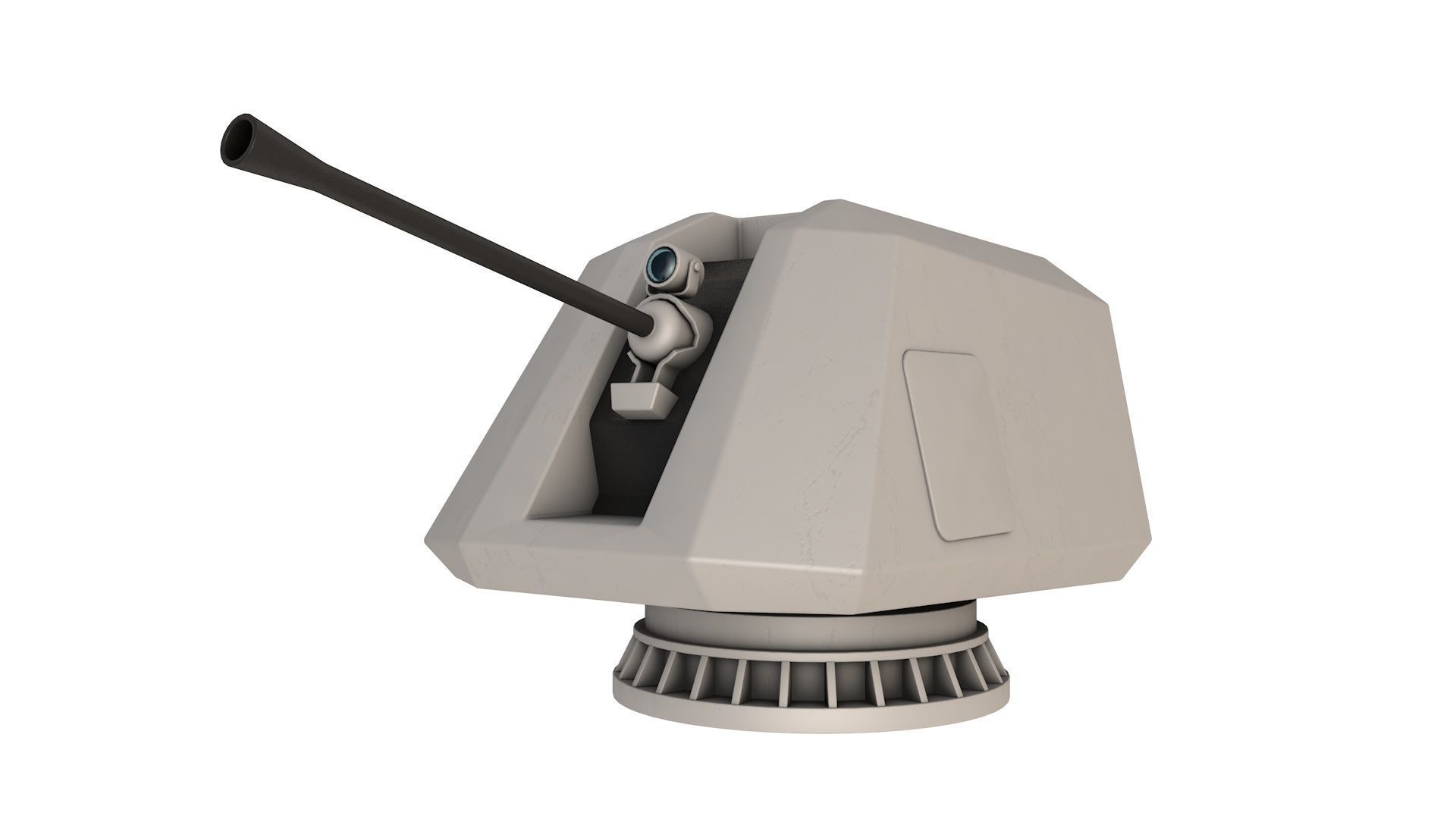 Turret Gun Station 3D model | CGTrader