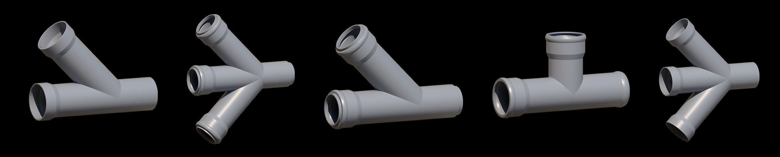 45 Pipe Joints 3D Models 3D model | CGTrader