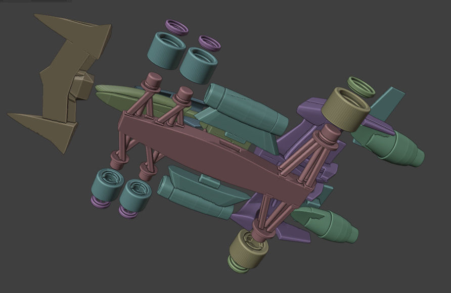 Future GPX Cyber Formula Asurada AKF Miniature Fan Art 3D model 3D printable | CGTrader