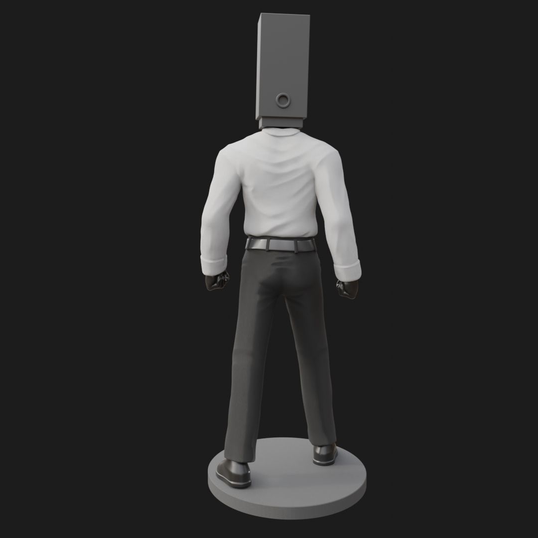 Big Speaker Man Skibidi Toilet Fan Art 3D model 3D printable | CGTrader