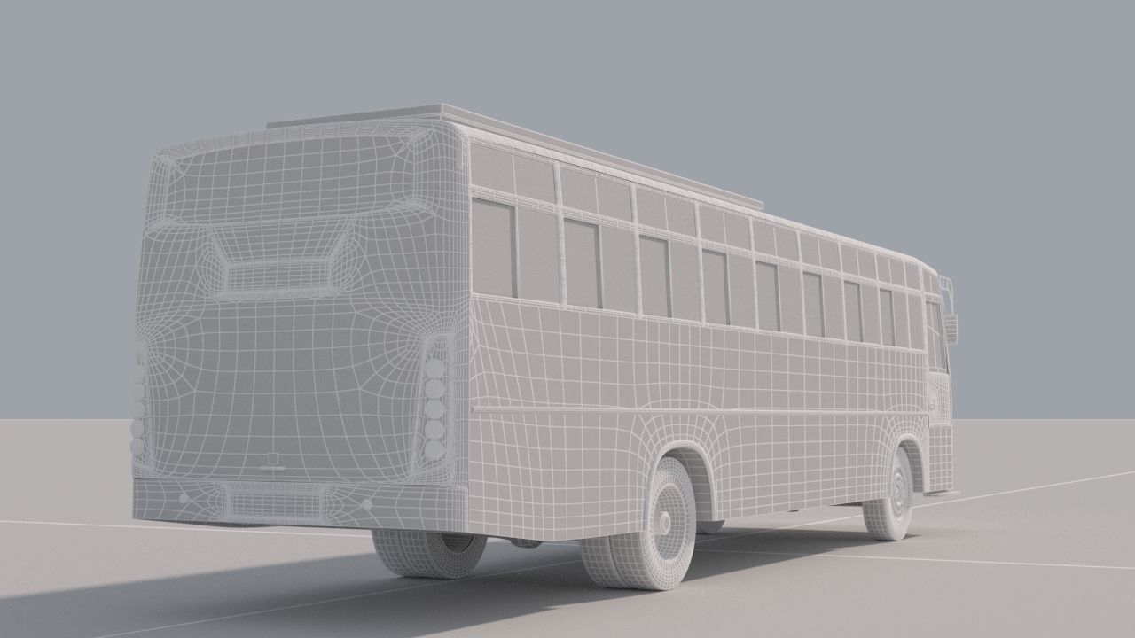 3D model Bus SETC VR / AR / low-poly | CGTrader