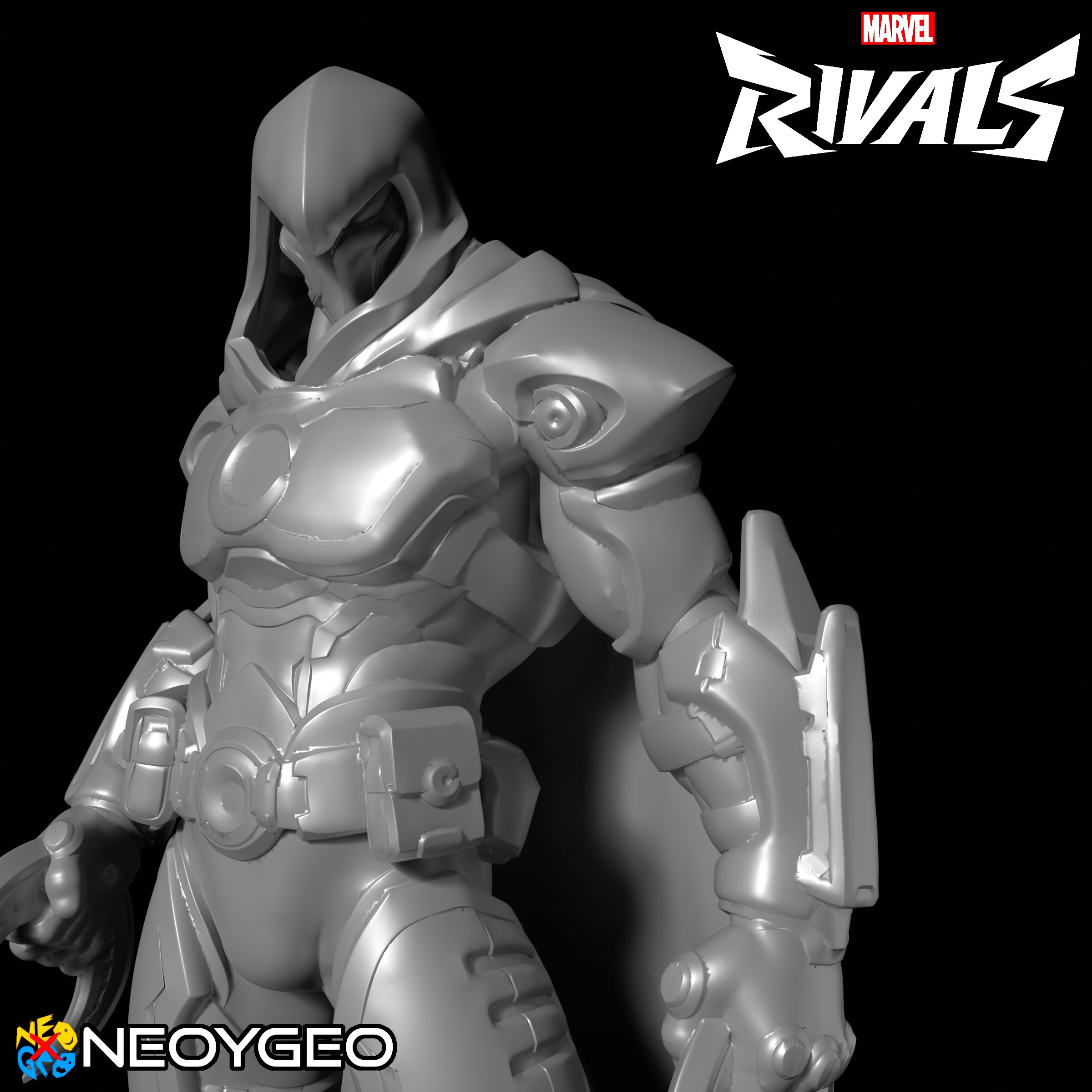 MOON KNIGHT - MARVEL RIVALS 3D model 3D printable | CGTrader