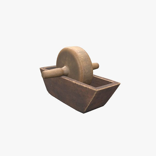 3D model Medieval Grinder VR / AR / low-poly | CGTrader