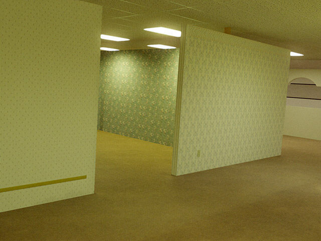 Backrooms Full Building Hobbytown Rohners 3D model | CGTrader