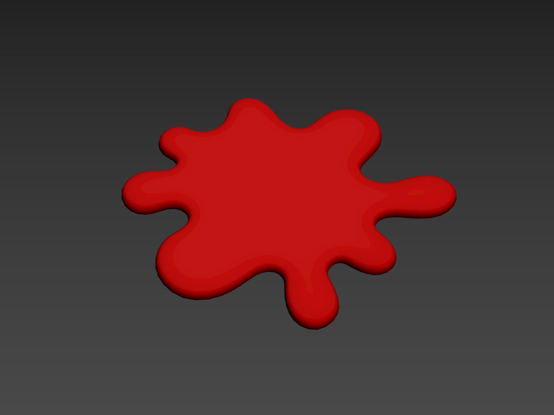 Blood Stain 3D model | CGTrader