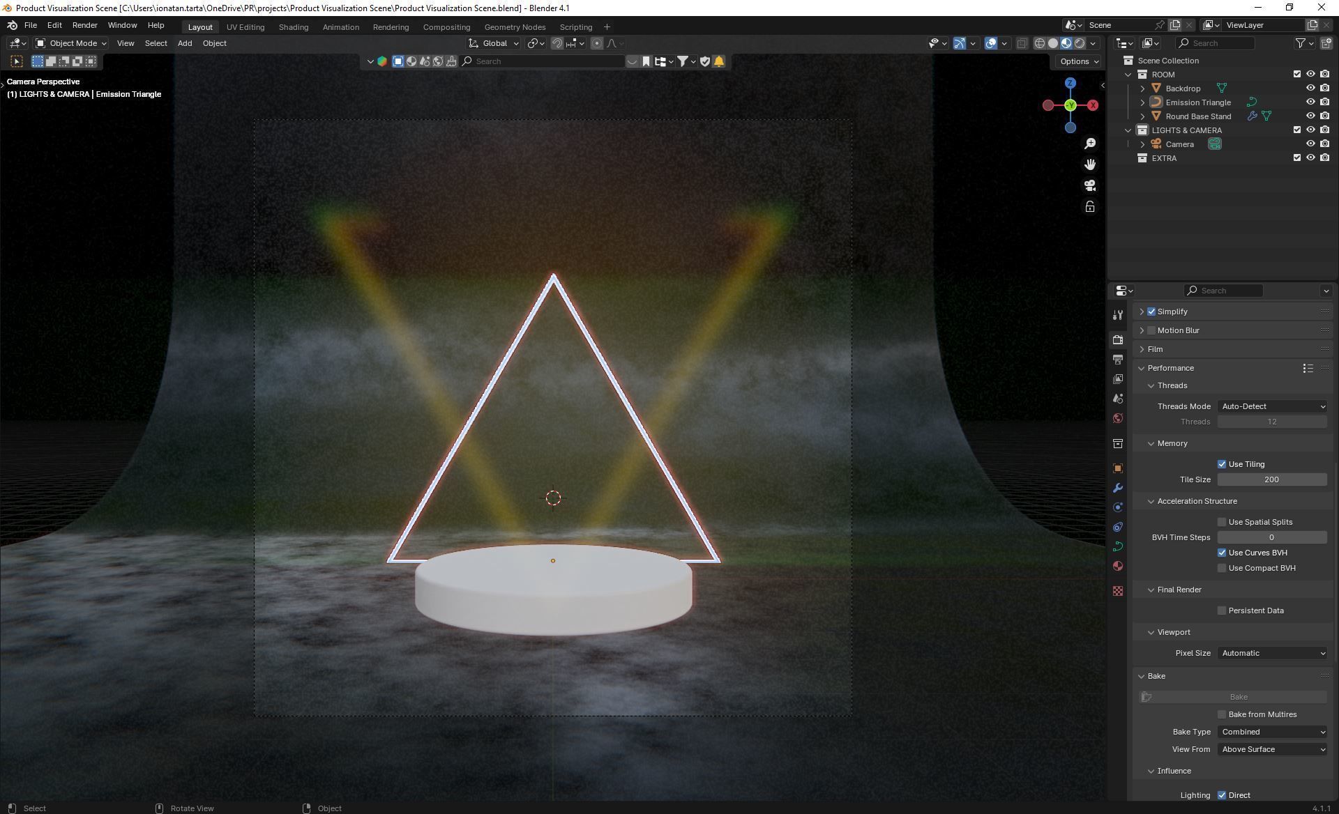 Product Visualization Mockup Scene free 3D model | CGTrader
