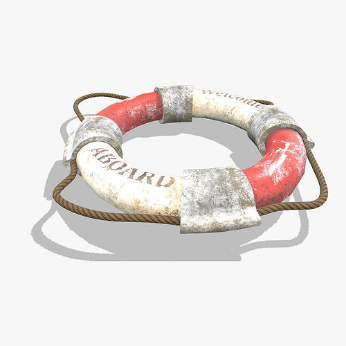 3D model Life Saver Ring VR / AR / low-poly | CGTrader