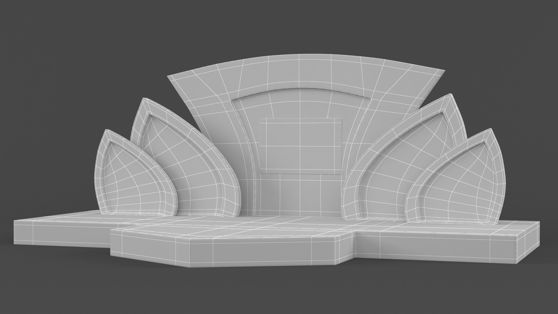 Empty Stage Design free 3D model | CGTrader