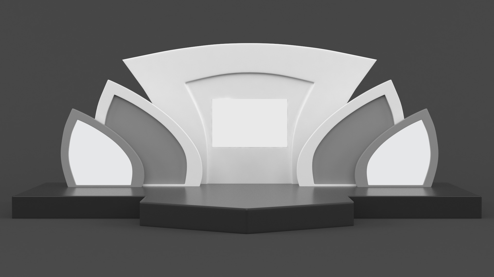 Empty Stage Design free 3D model | CGTrader