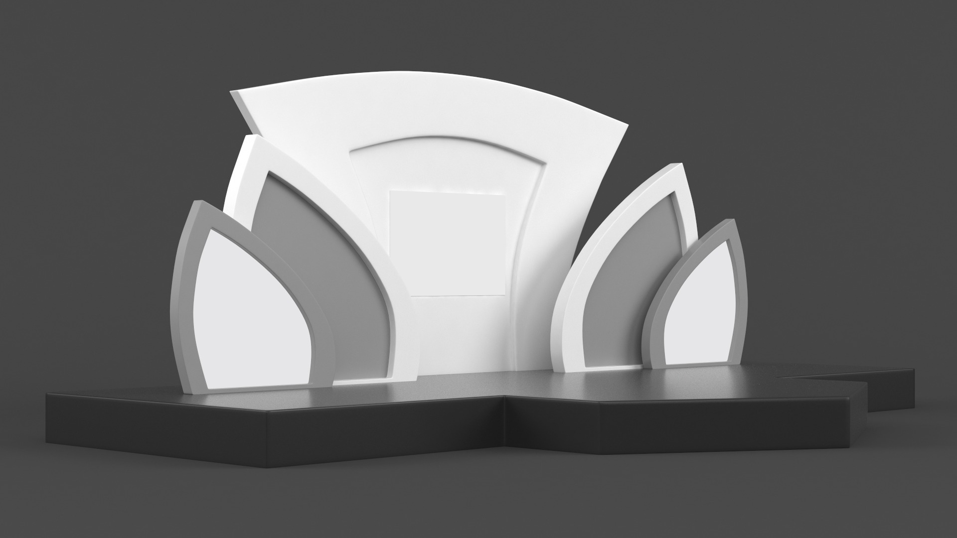 Empty Stage Design free 3D model | CGTrader