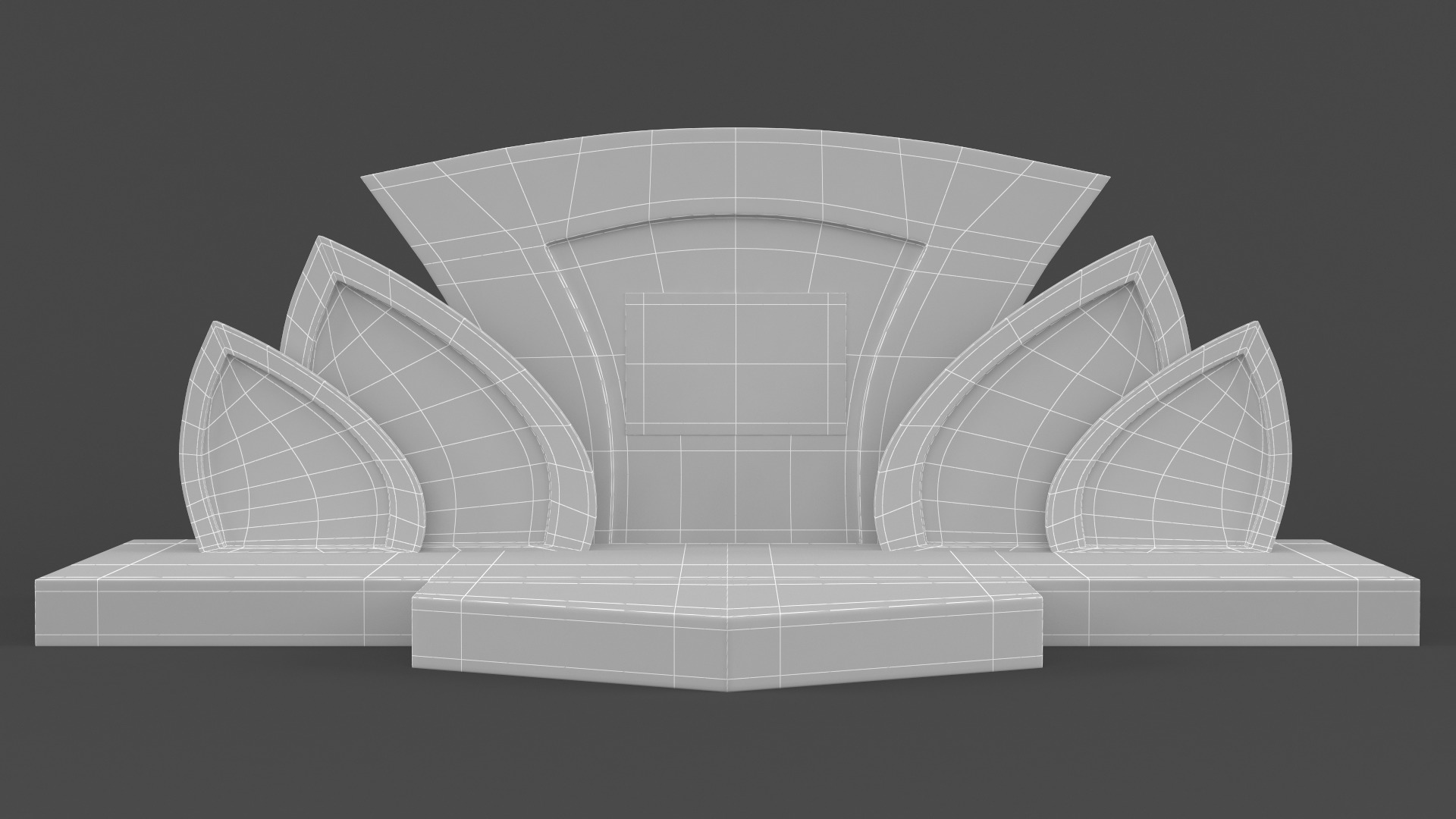 Empty Stage Design free 3D model | CGTrader