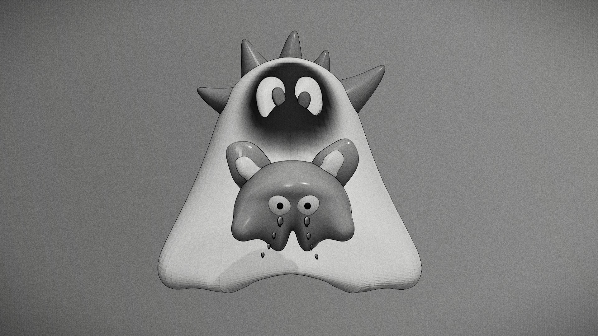 Baby ghost crying 3D model | CGTrader
