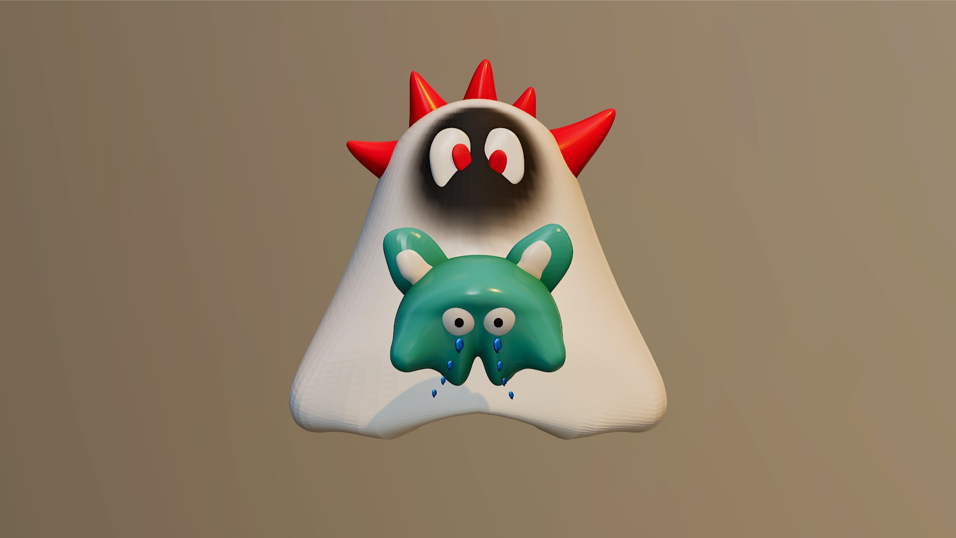Baby ghost crying 3D model | CGTrader