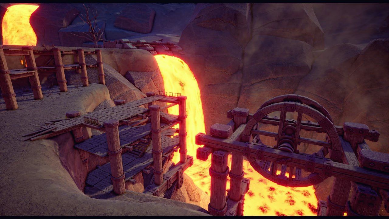 Scorched Land 3D Environment Model scene 3D model | CGTrader