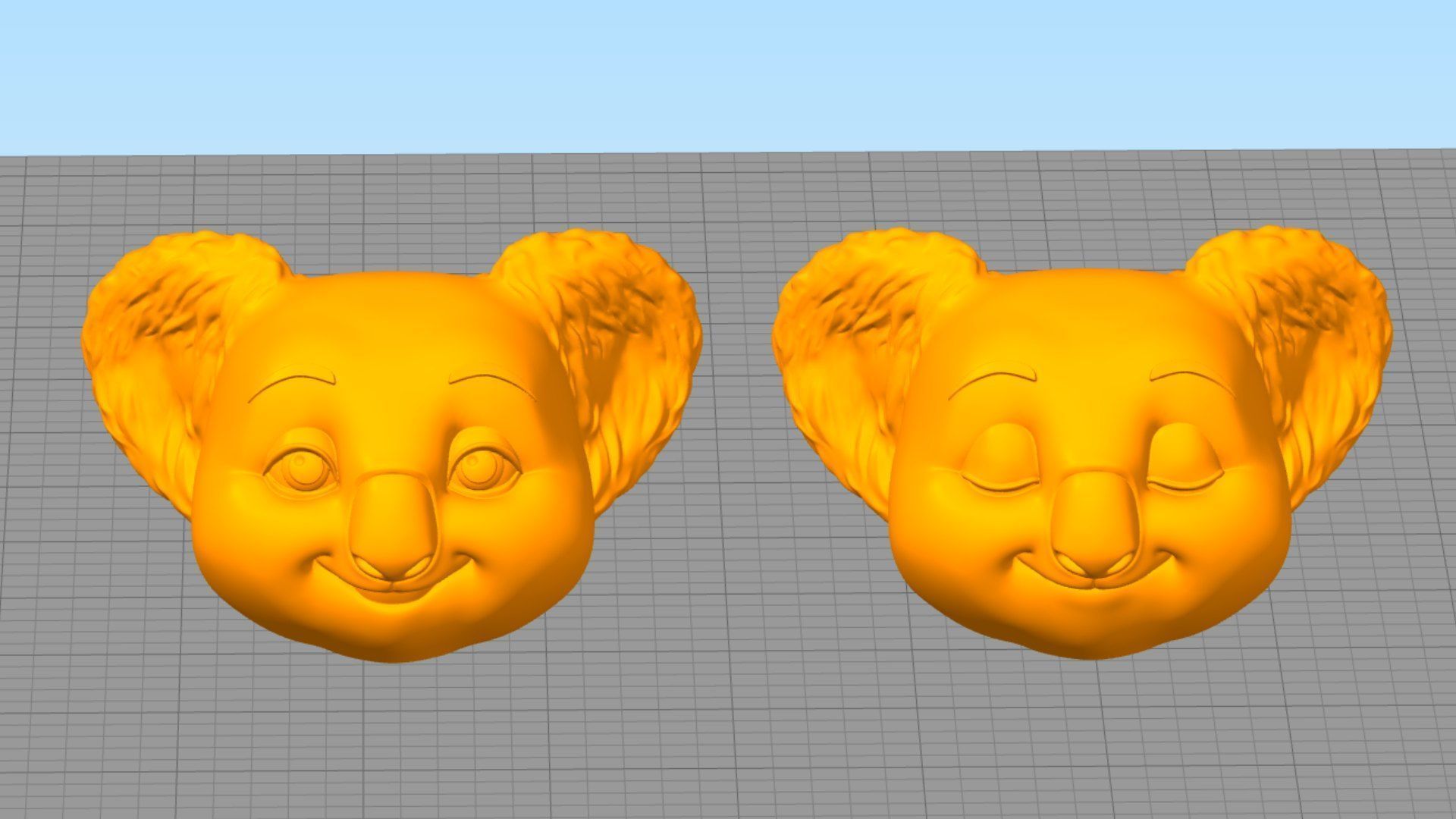 Sleepy Koala 3D Printed Action Figure 3D model 3D printable | CGTrader