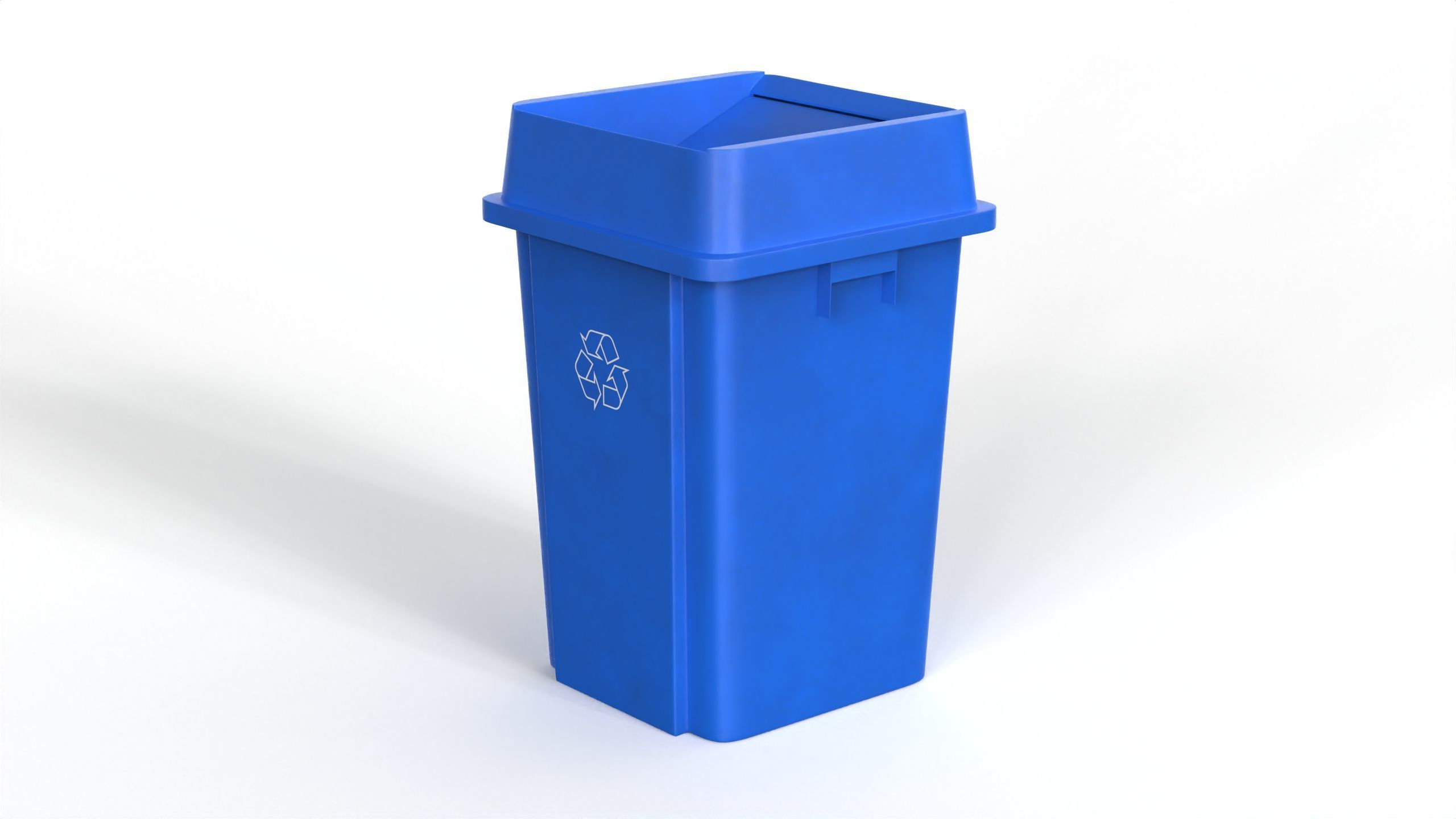 Recycling Trash Can 3D model | CGTrader