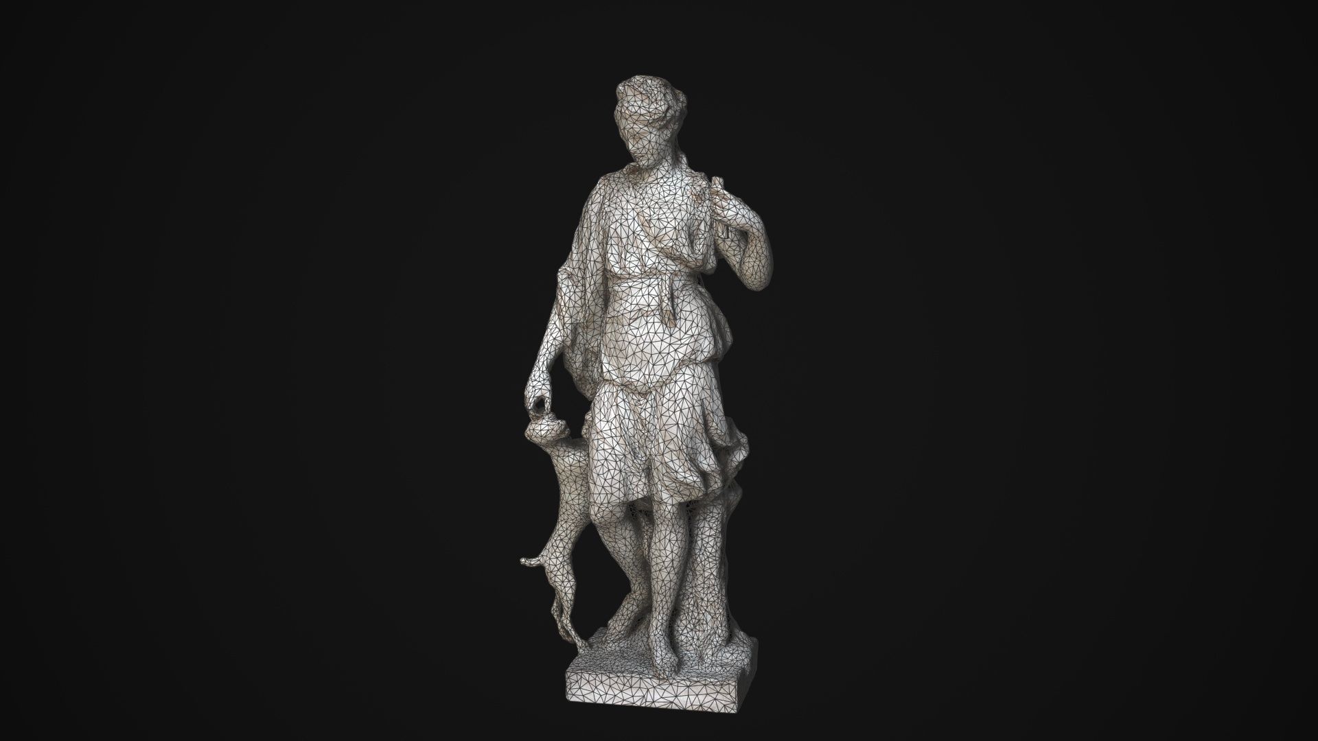 Diane statue free free VR / AR / low-poly 3D model | CGTrader