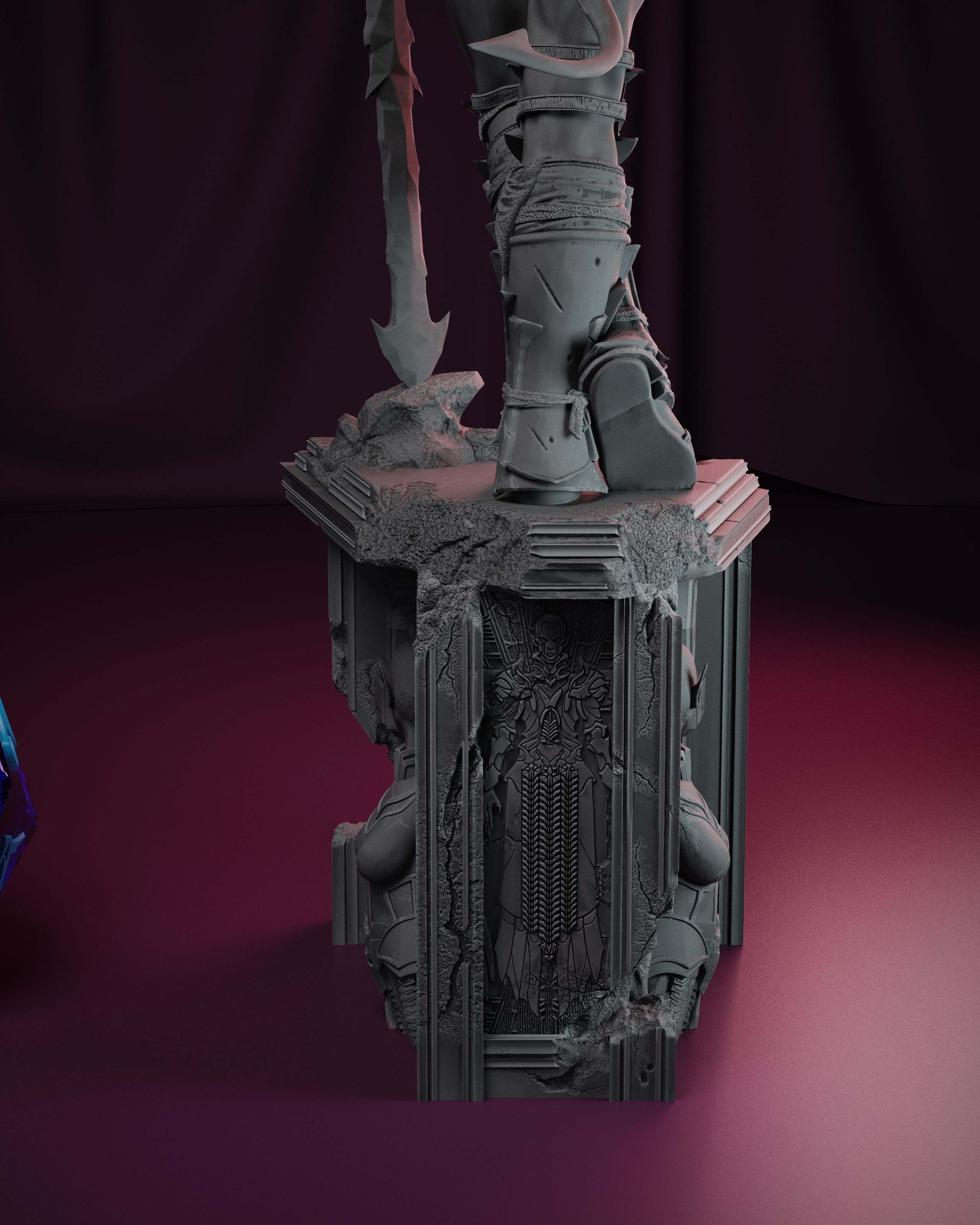 Karlach NSFW BG3 - 32mm and 75mm mini 3D model 3D printable | CGTrader