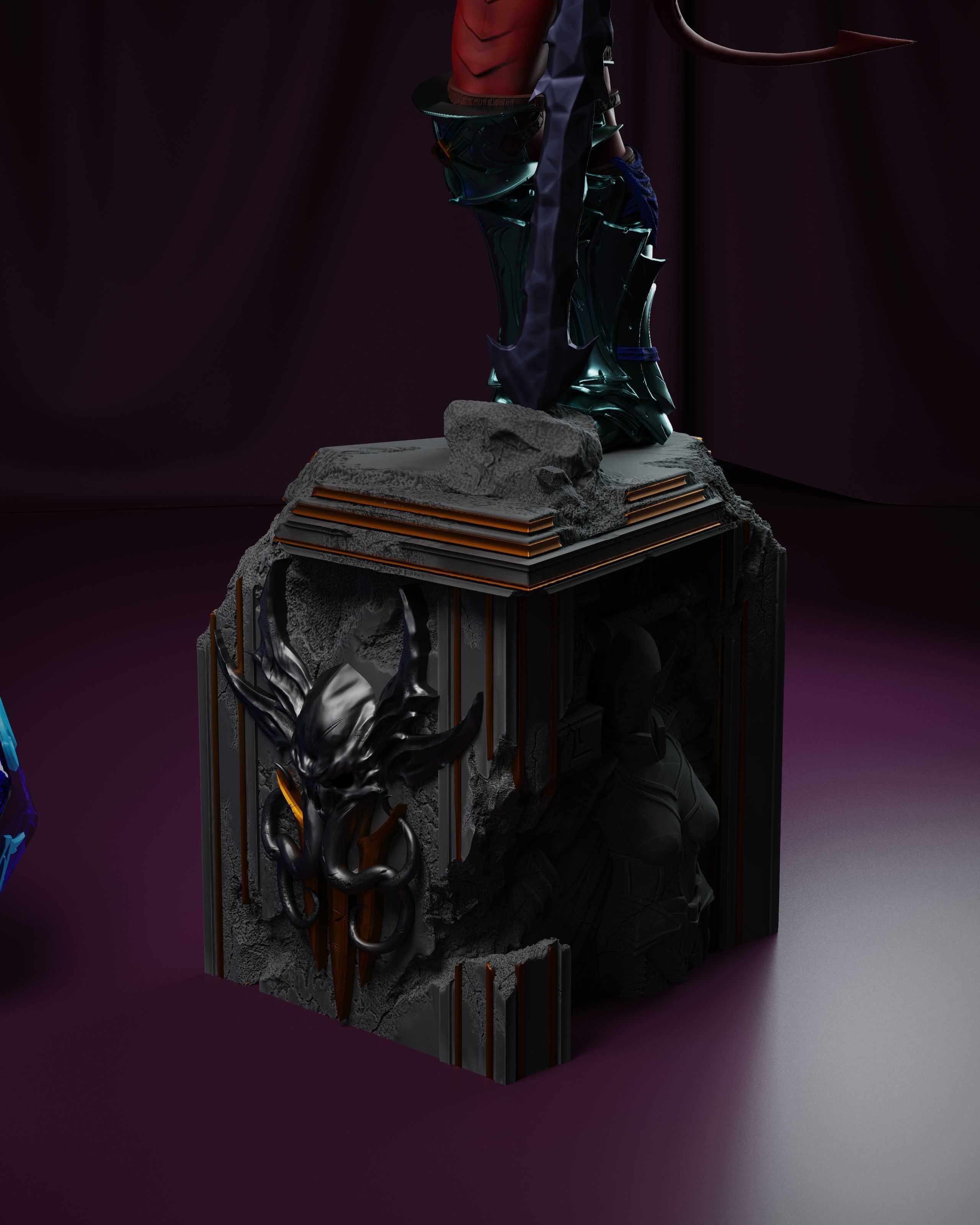 Karlach NSFW BG3 - 32mm and 75mm mini 3D model 3D printable | CGTrader