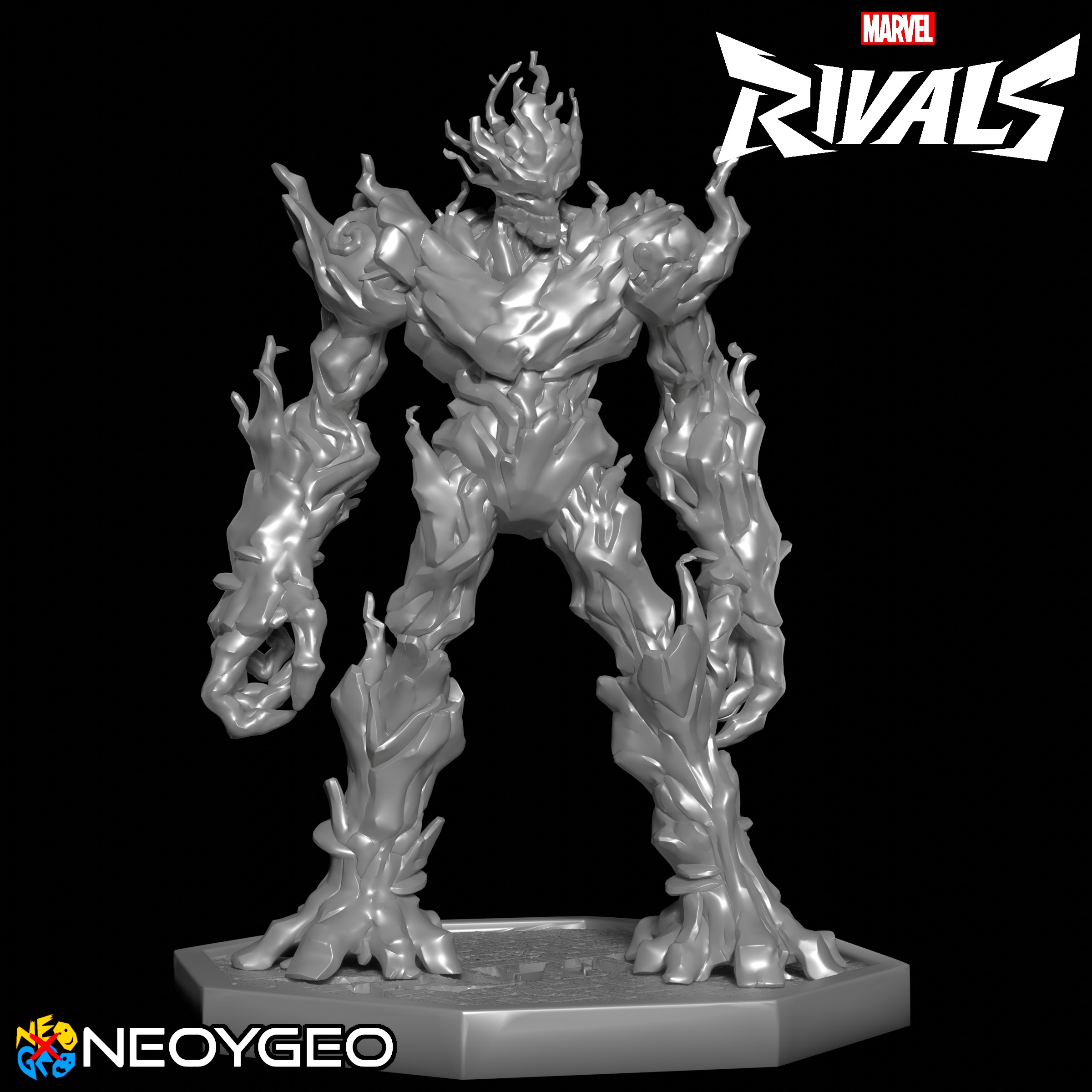 GROOT - MARVEL RIVALS 3D model 3D printable | CGTrader