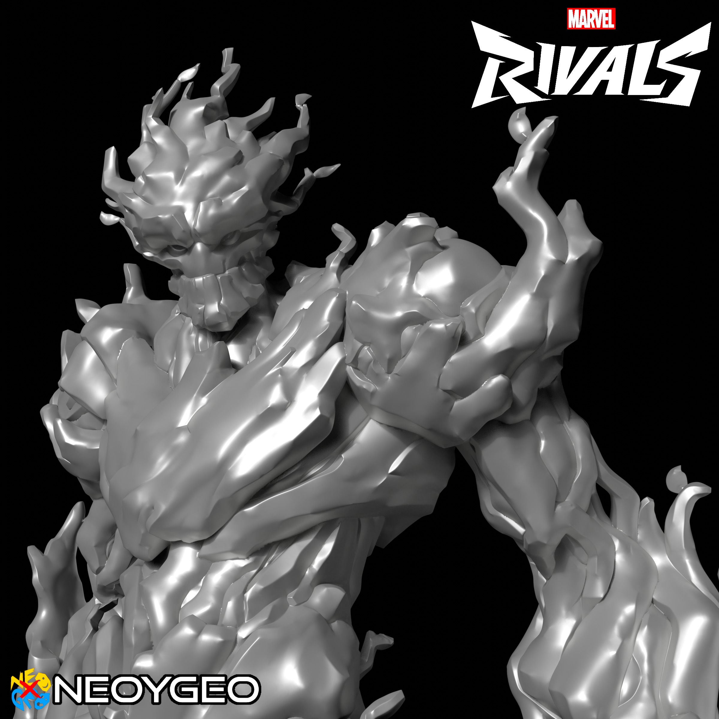 GROOT - MARVEL RIVALS 3D model 3D printable | CGTrader